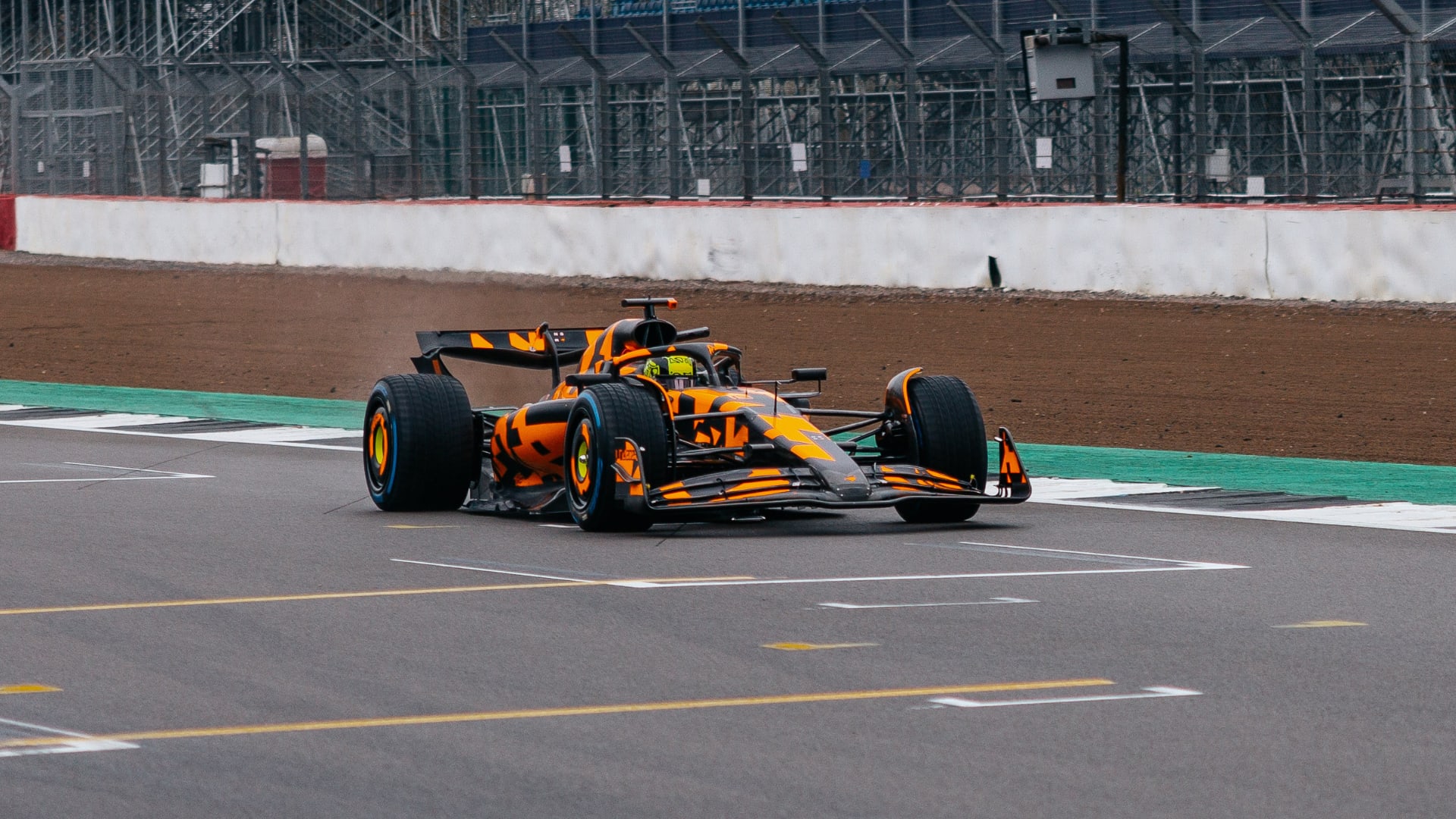 FIRST LOOK: McLaren's new MCL39 car hits the track for the first time ahead of 2025 season ...